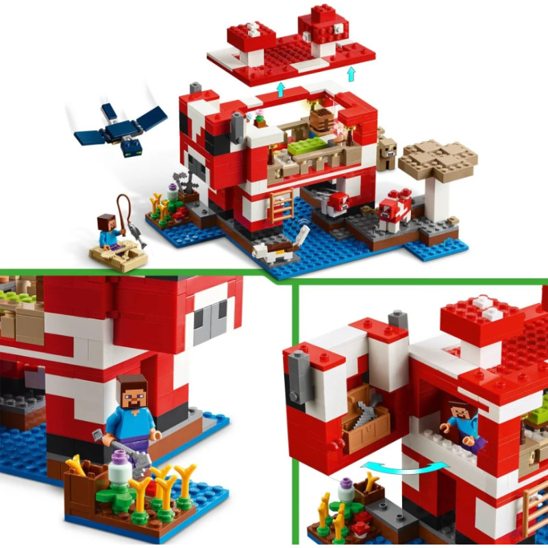 LEGO Minecraft 21270 Dom grzybowej krowy